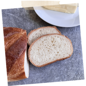 Russian Baton Bread with Sourdough - Natasha's Baking