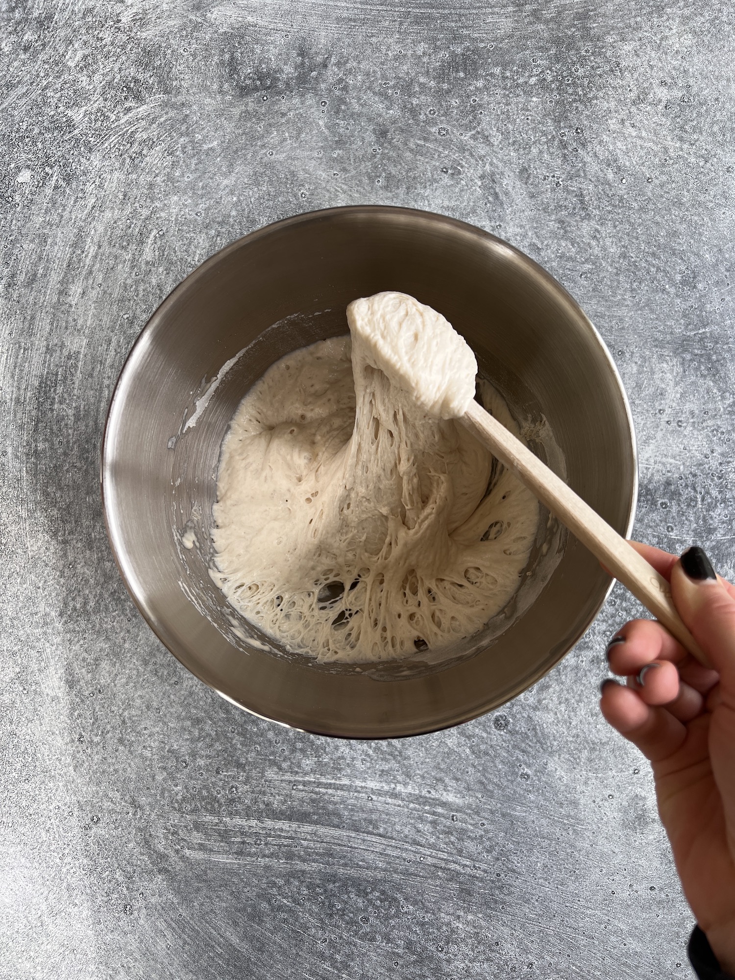 Baton Bread with Sourdough - Natasha's Baking